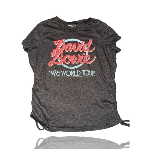 David Bowie | Tops | David Bowie 978 World Tour Black Tshirt Womens ...